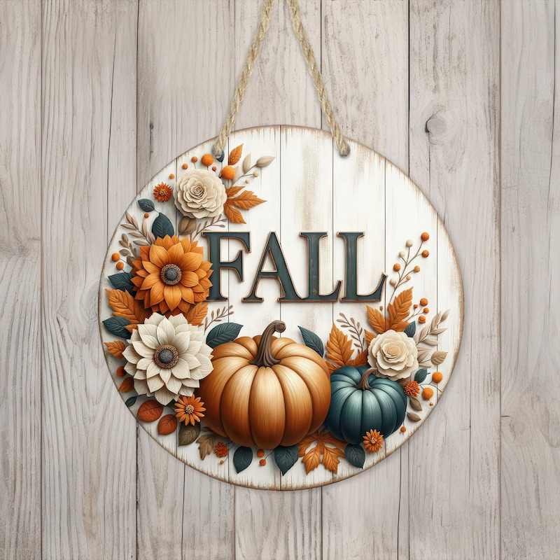 Round Fall Signs - Etsy