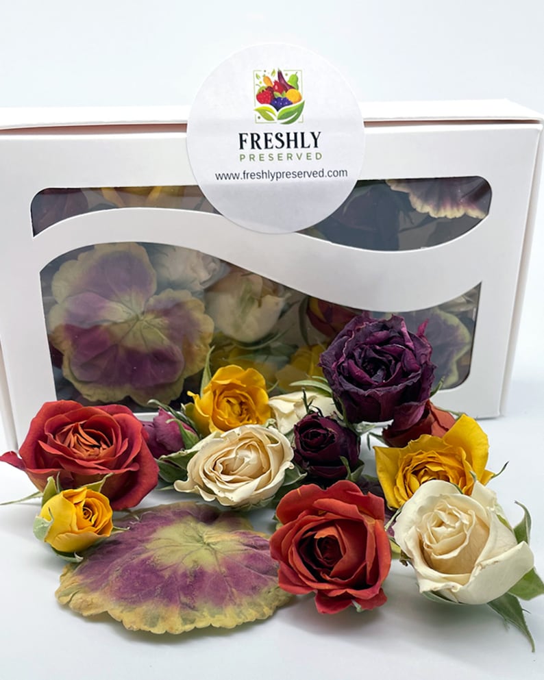 Freeze Dried Flower Edible Mini Roses Wedding Cake Decoration - Etsy