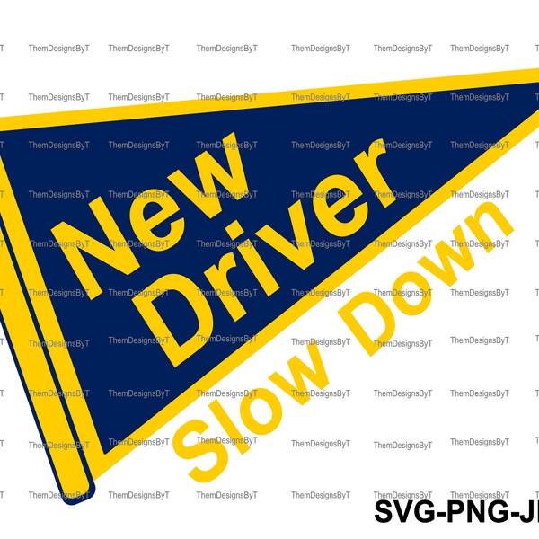 Slow Driver Svg - Etsy
