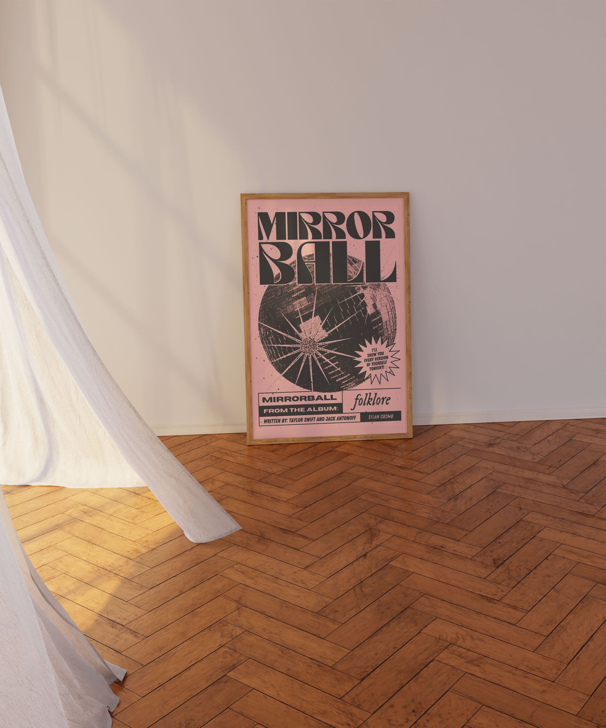 Tay.lor S.wi.ft Mirrorball Poster, Taylor Mirrorball Poster sold by ...