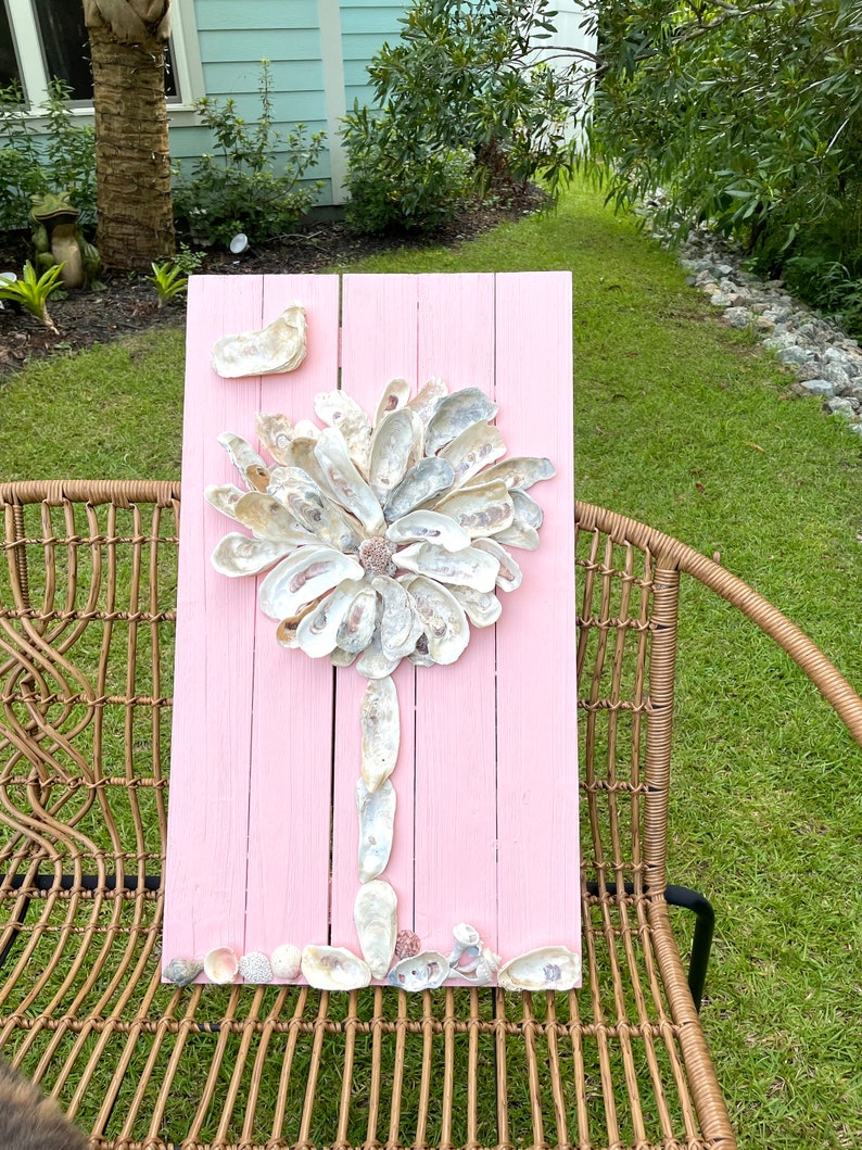 South Carolina Palmetto Tree Oyster Shell Welcome Sign. Unique and ...