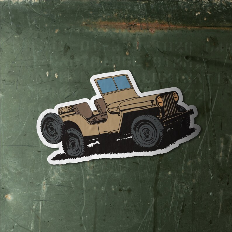 Jeep the Willy 1941 Decal Sticker for Rock Crawlers - Etsy