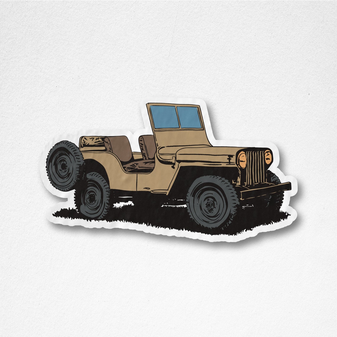 Jeep the Willy 1941 Decal Sticker for Rock Crawlers - Etsy