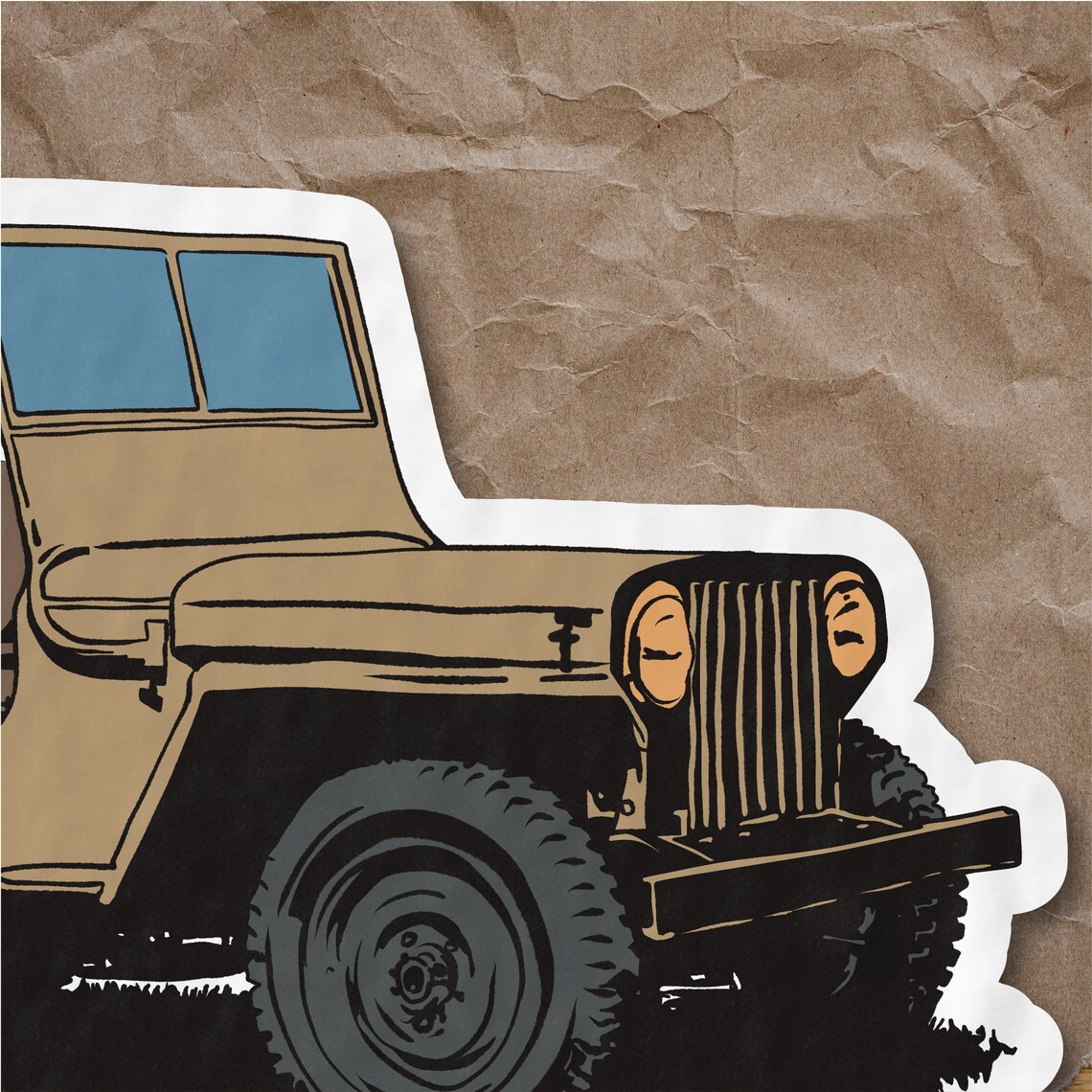 Jeep the Willy 1941 Decal Sticker for Rock Crawlers - Etsy
