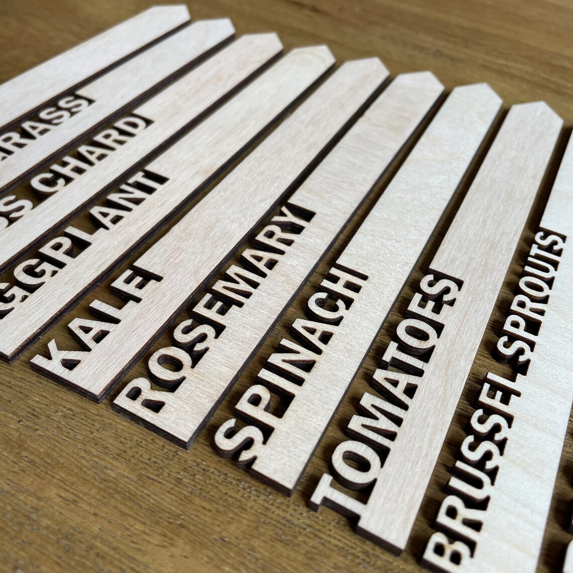 Custom Plant Marker | Garden Stake | Wood Marker | Garden Label | Herb ...