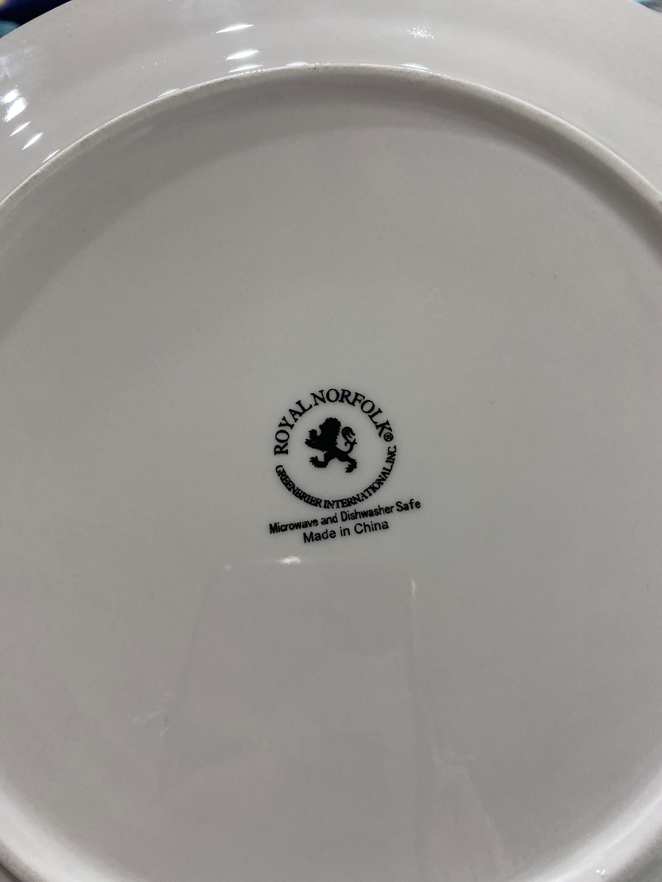 Royal Norfolk Dinner Plate - Etsy