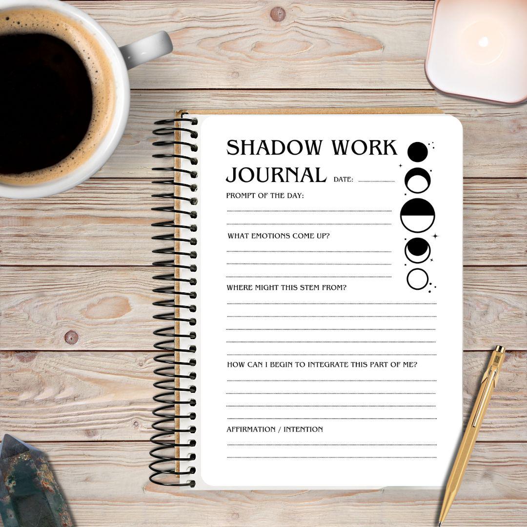 Shadow Work Journal Page Printable | Daily Spiritual Self-reflection ...
