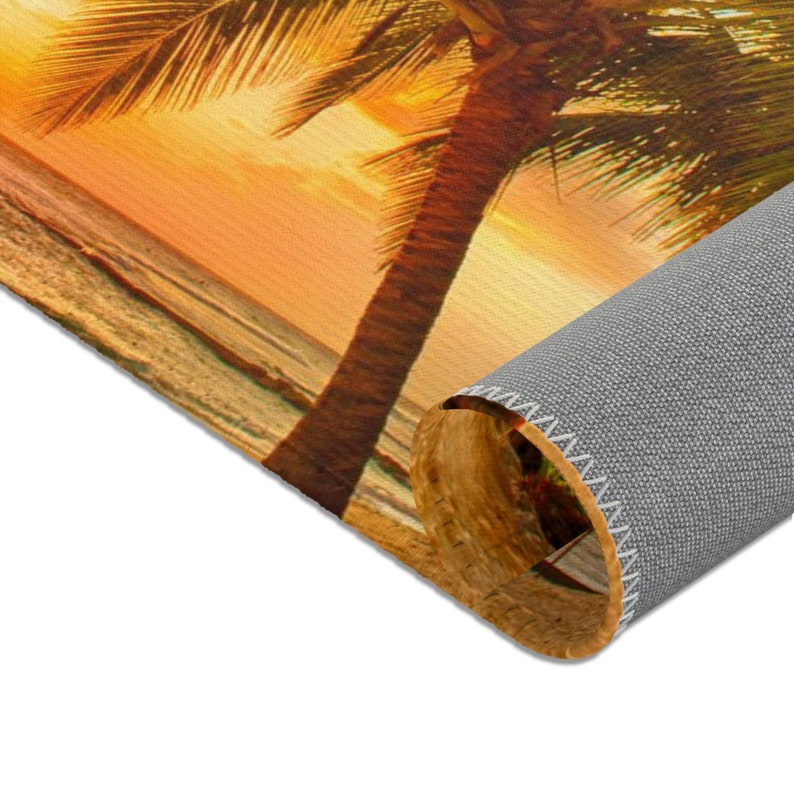 Palm Tree Area Rug - Etsy