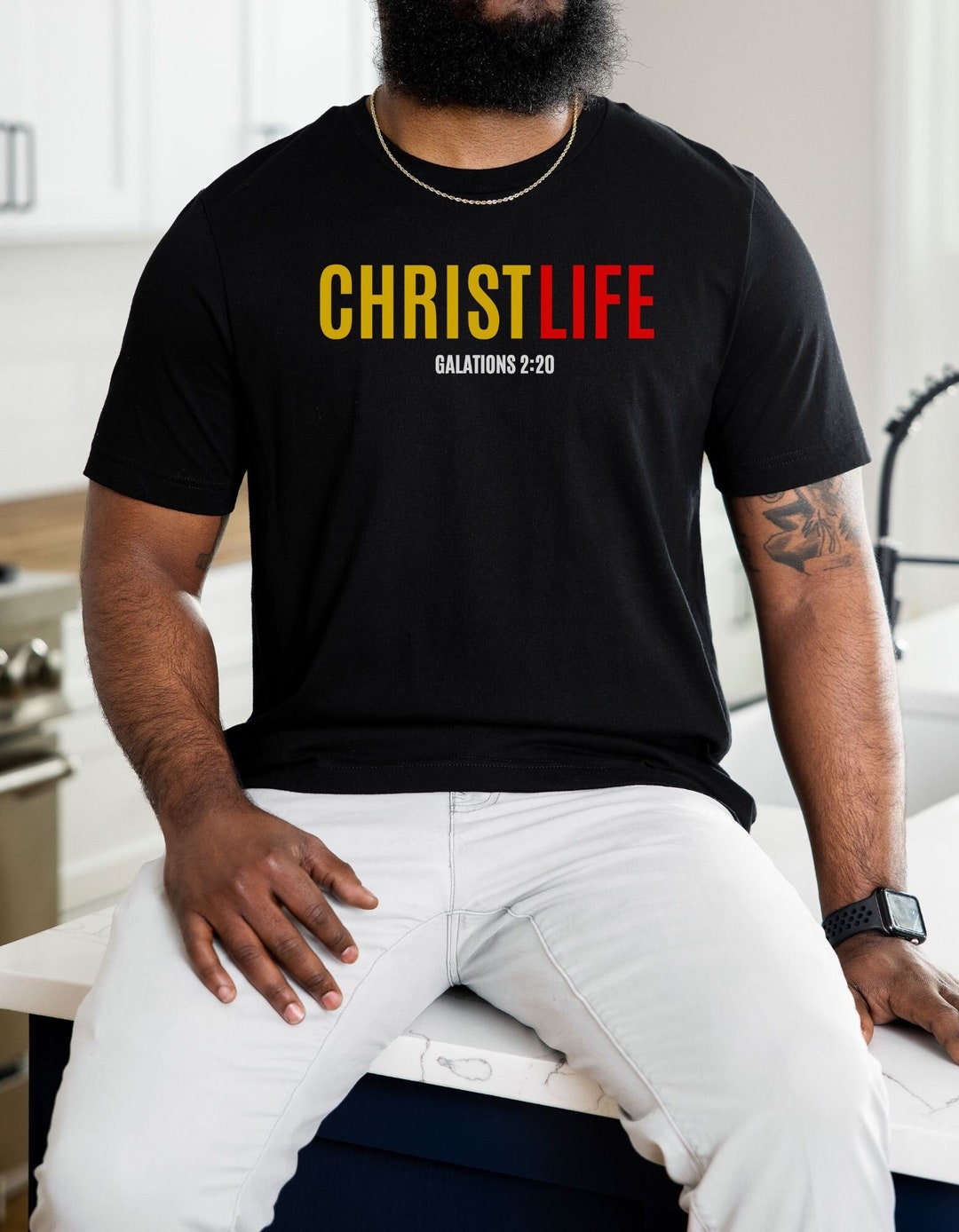 Christ Life Tshirt, Christ Tshirt, Bible Verse Tshirt, Jesus Tshirt ...