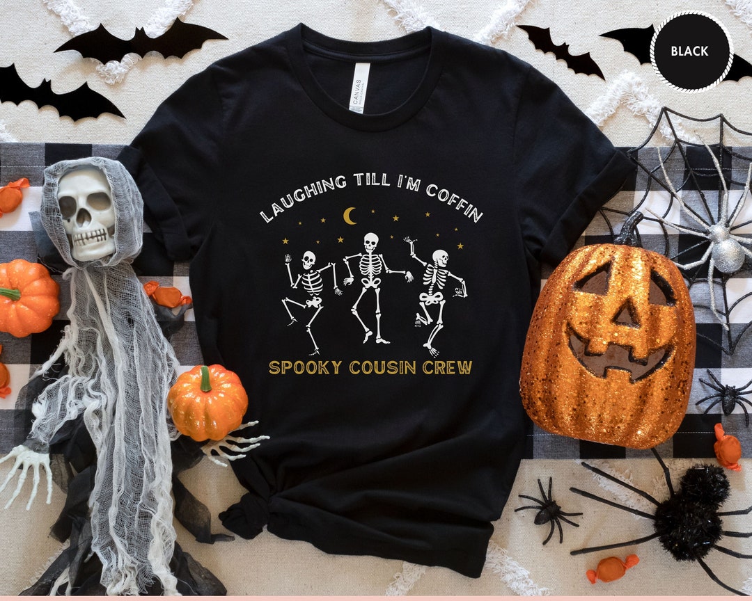 Halloween Dancing Skeleton Cousin Crew Shirt, Halloween Costume for ...
