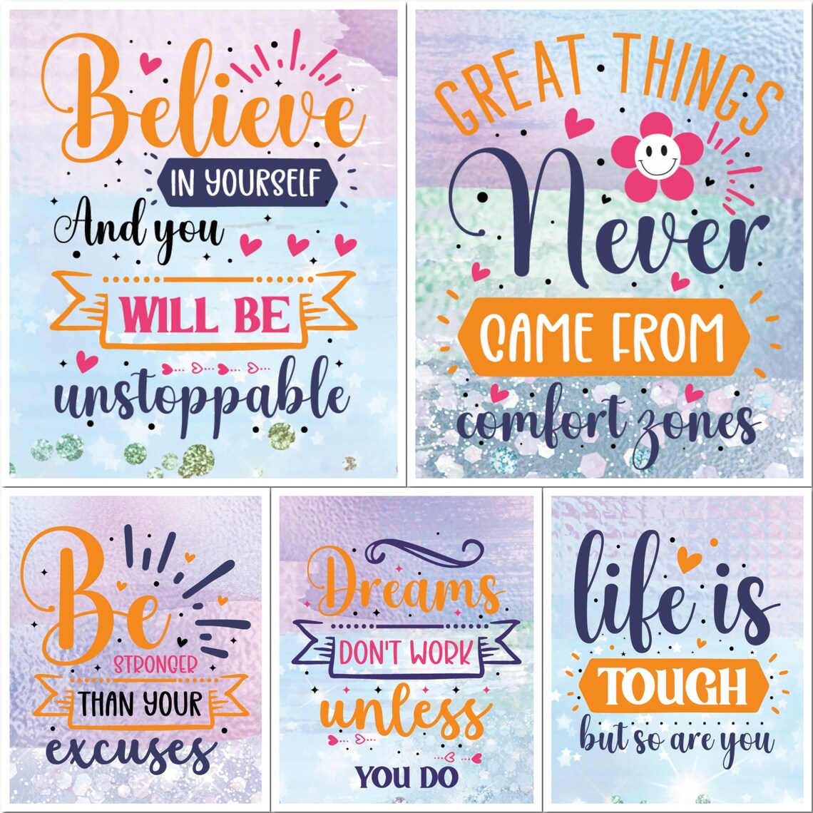 Motivation Quotes Car Air Freshener Bundle Motivation Air Freshener ...
