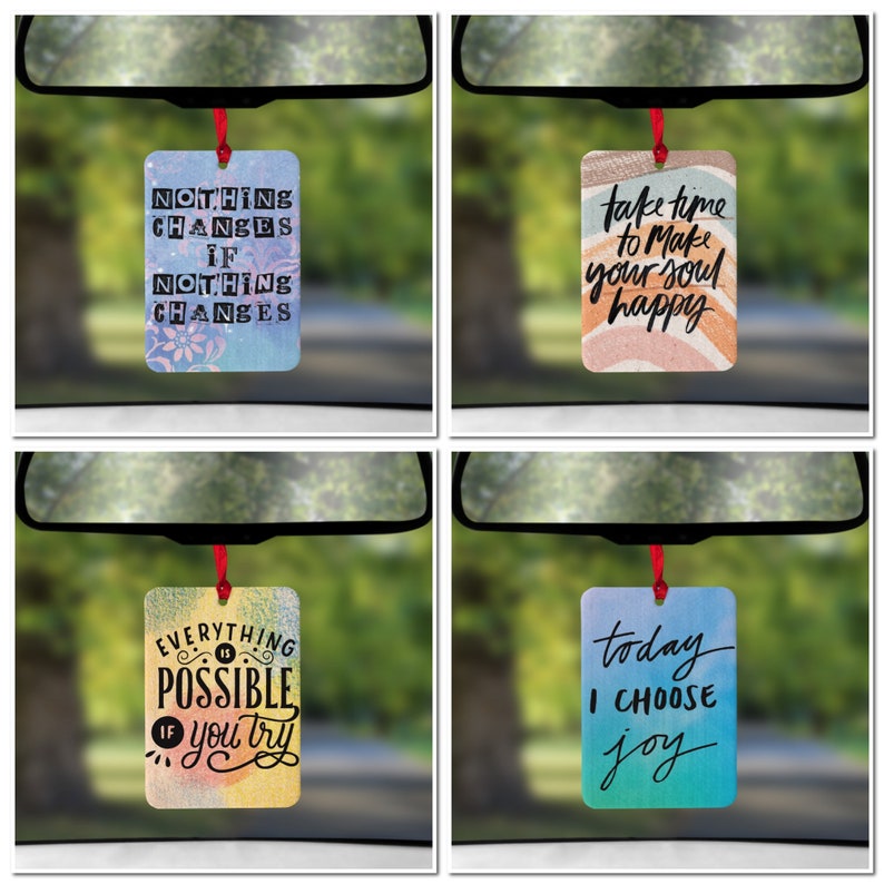 200 Pcs Motivation Car Air Freshener Bundle Motivation Air Freshener ...