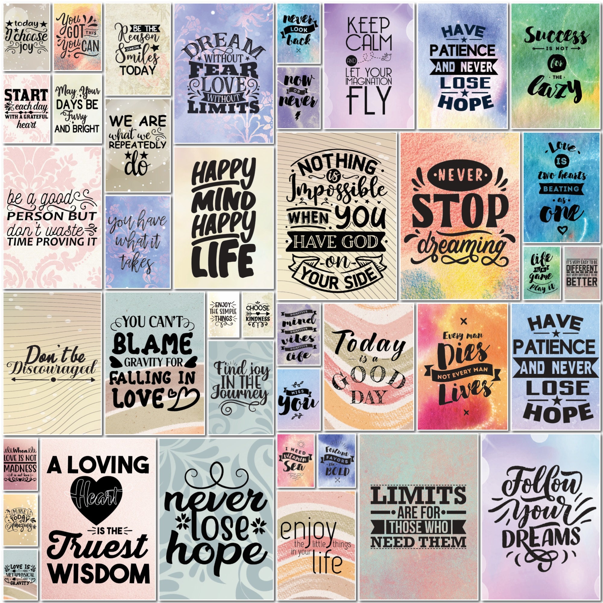 200 Pcs Motivation Car Air Freshener Bundle Motivation Air Freshener ...