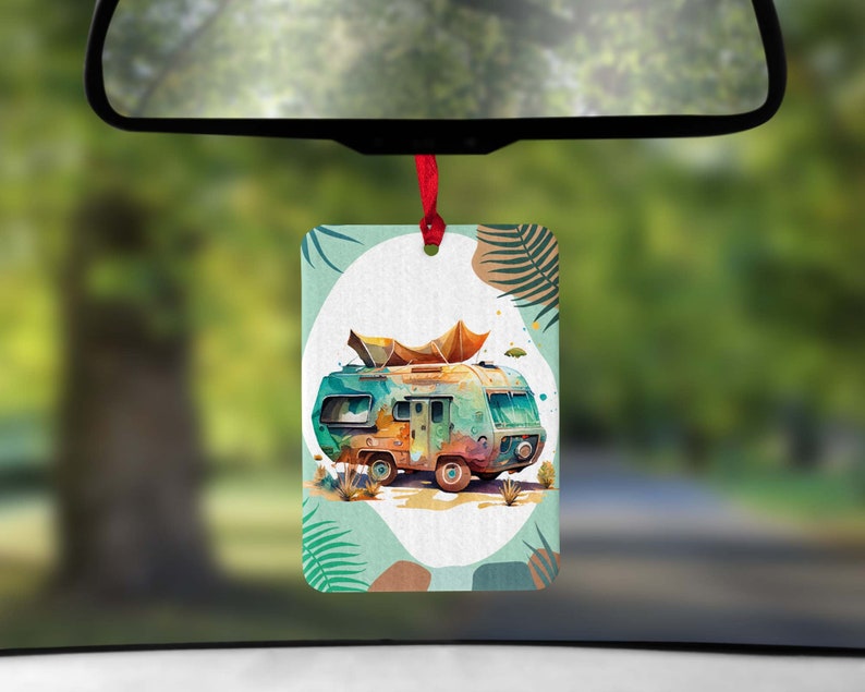 Printable Summer Car Air Freshener Templates Travel Sublimation Designs ...
