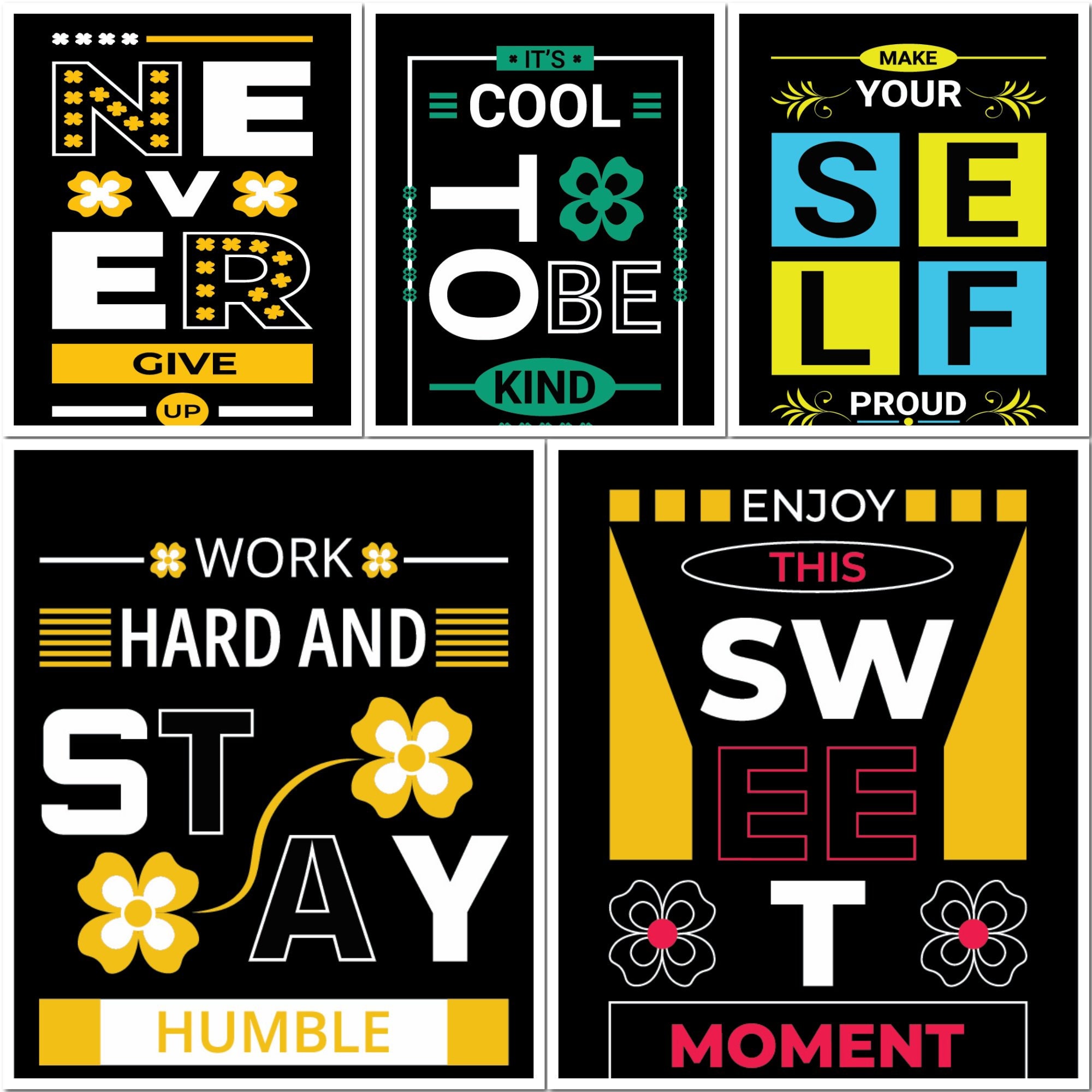 Motivation Quotes Car Air Freshener Bundle Motivation Air Freshener ...