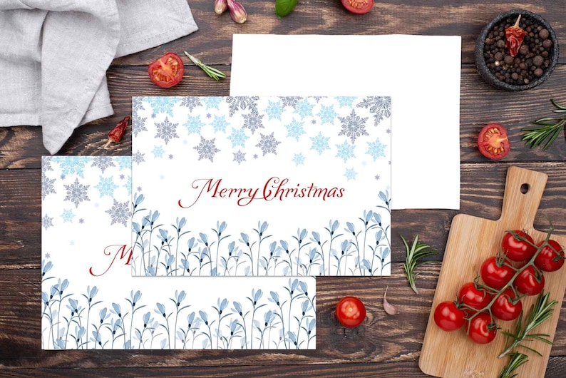3 Size Christmas Placemat Template Digital Table Mat Template for ...