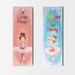 16 Pcs Little Ballerina Printable Bookmark Set for Children Digital ...