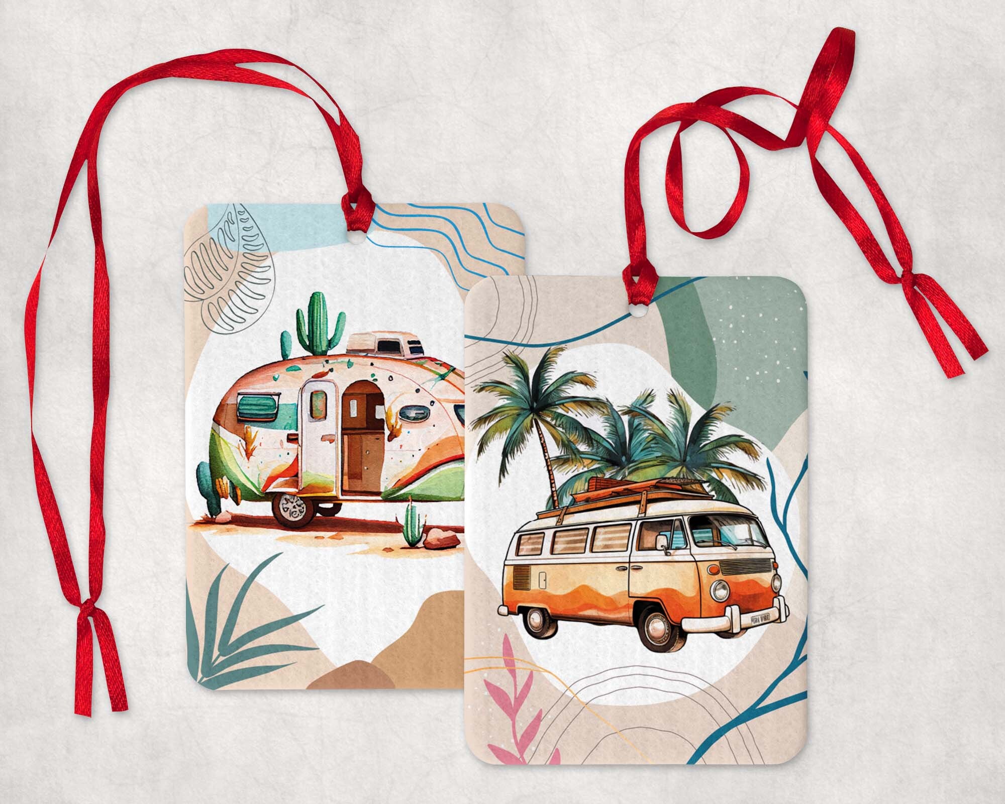 Printable Summer Car Air Freshener Templates Travel Sublimation Designs ...