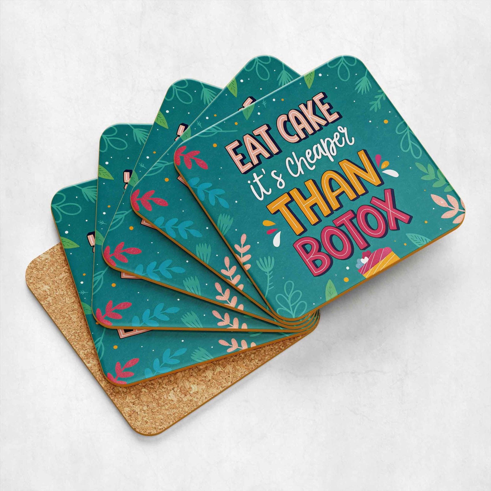 Funny Square Coaster PNG, Fun Drink Coaster Bundle, Funny Coaster Set ...