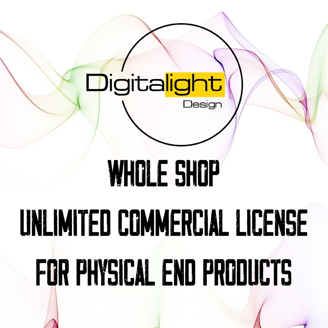 Commercial License for Unlimited Use, One Time Payment, Extended ...