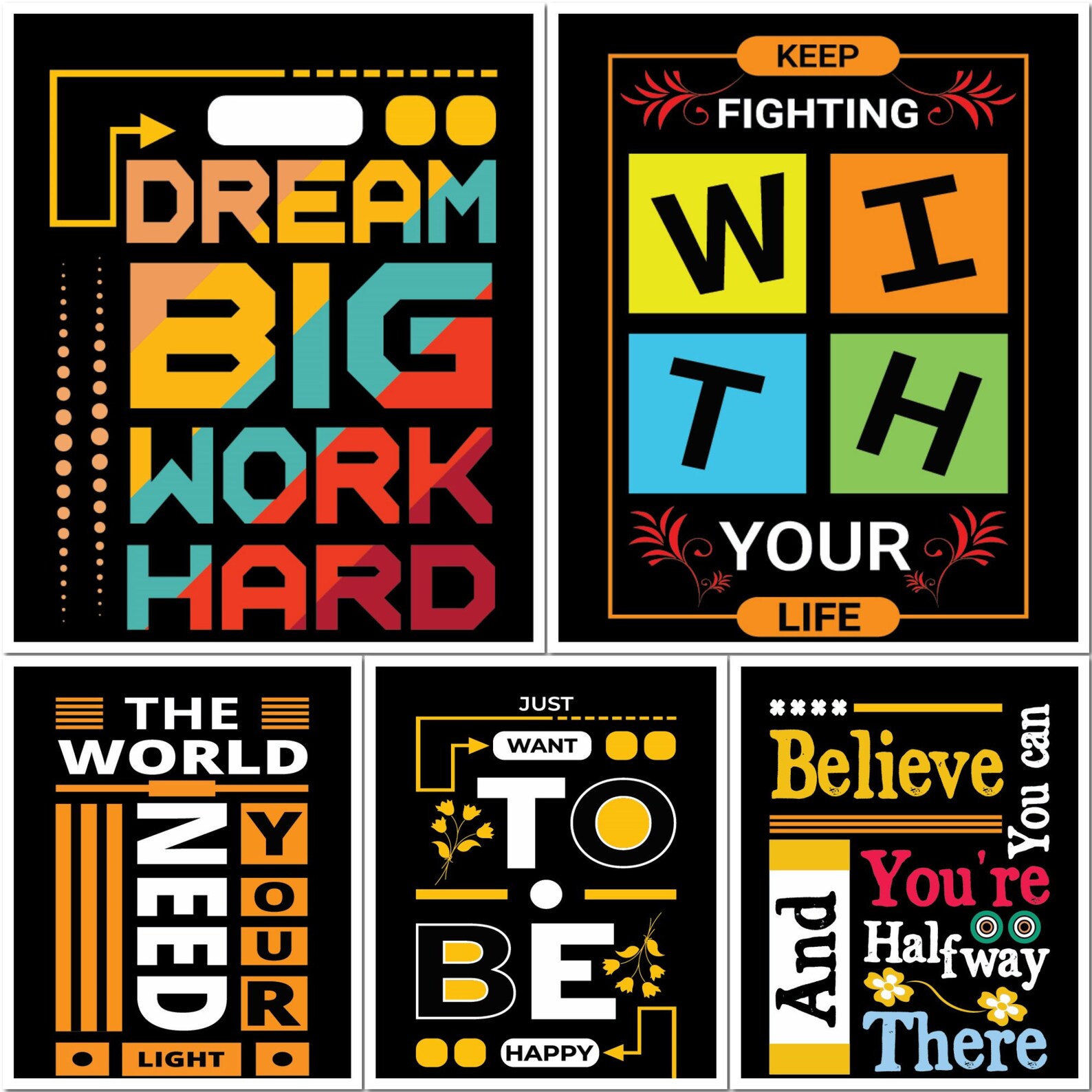 Motivation Quotes Car Air Freshener Bundle Motivation Air Freshener ...