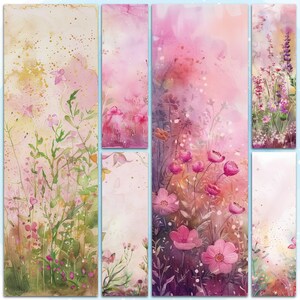 Printable Fairy Bookmark Templates Digital Bookmark Bundle Bookmark ...