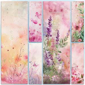 Printable Fairy Bookmark Templates Digital Bookmark Bundle Bookmark ...