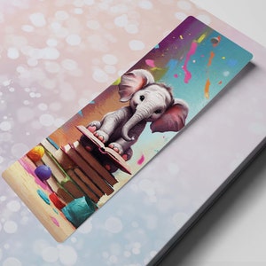 20 Pcs Printable Cute Animal Bookmark Set for Children Digital Chibi ...