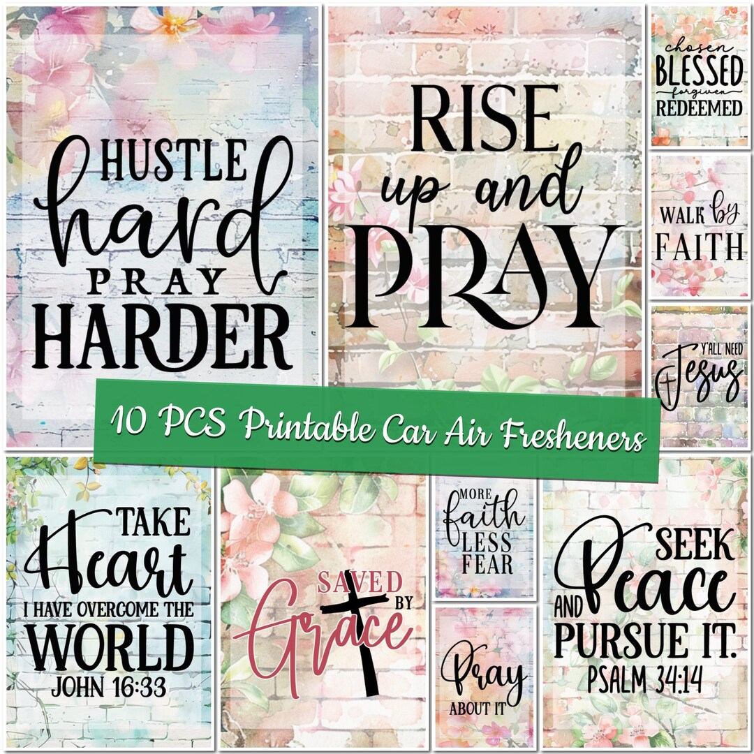 Religious Car Air Freshener Templates Religious Sublimation Designs ...