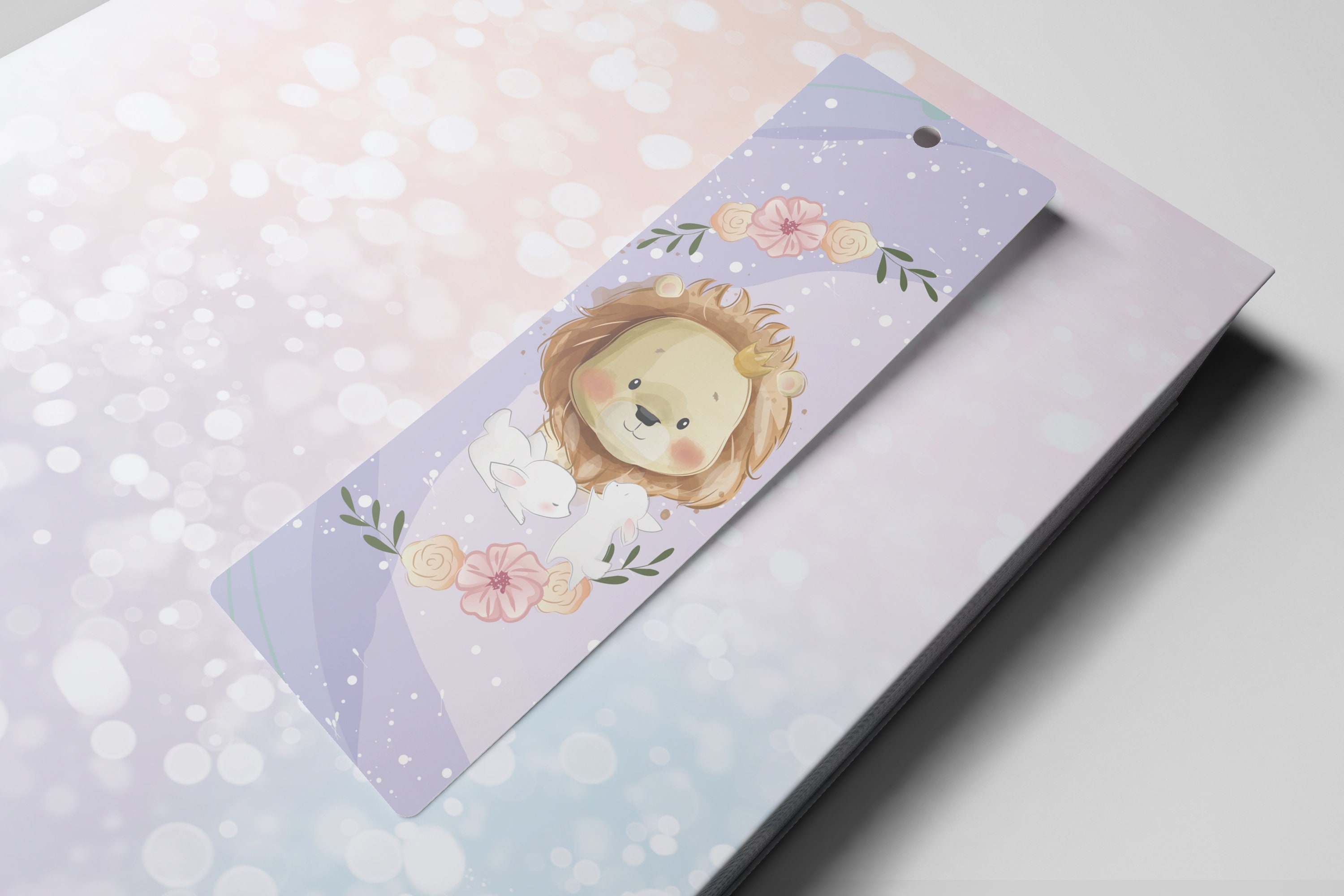 Printable Cute Animals Bookmark Set for Children Digital Chibi Animals ...