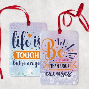 Motivation Quotes Car Air Freshener Bundle Motivation Air Freshener ...