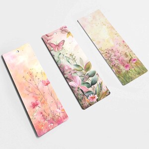 Printable Fairy Bookmark Templates Digital Bookmark Bundle Bookmark ...