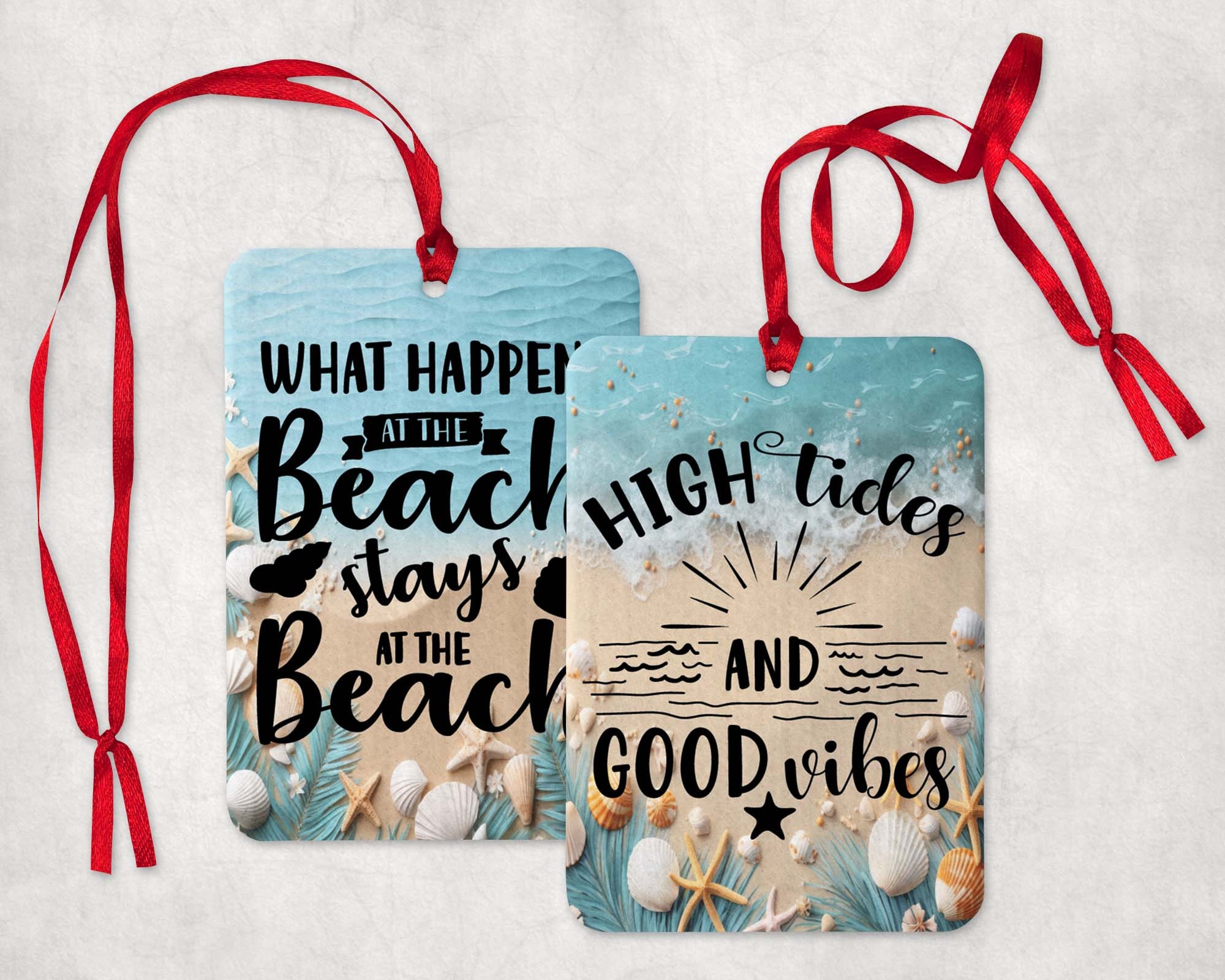 Printable Summer Car Air Freshener Templates Summer Sublimation Designs ...