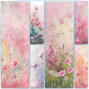 Printable Fairy Bookmark Templates Digital Bookmark Bundle Bookmark ...