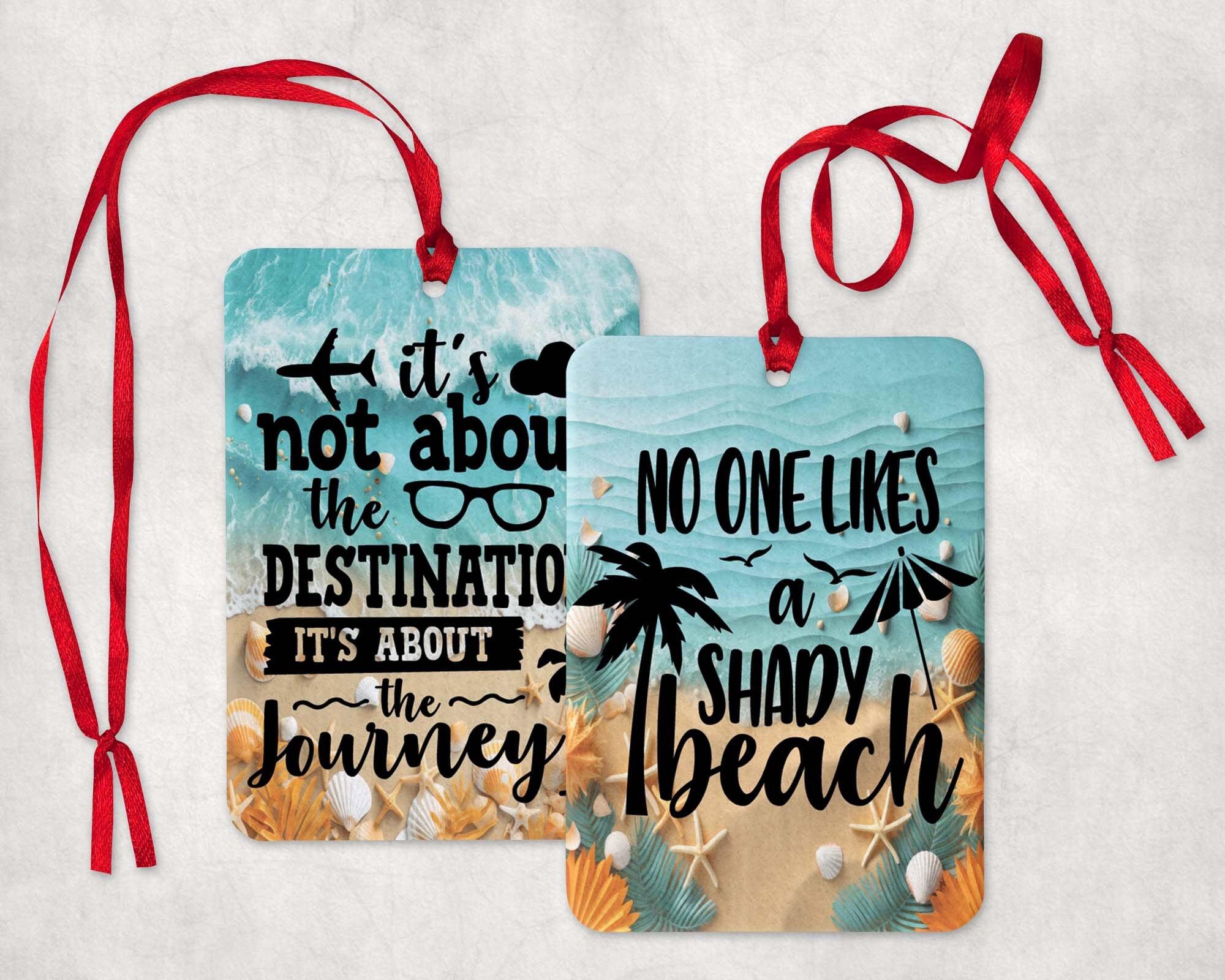 Printable Summer Car Air Freshener Templates Summer Sublimation Designs ...