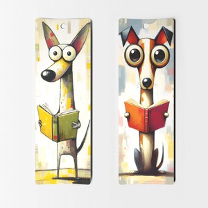 Printable Quirky Dogs Bookmark Set for Children Cute Dogs Digital ...