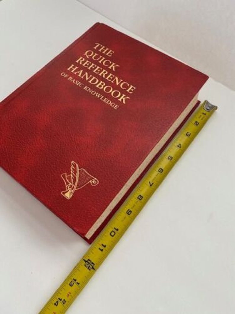 The Varsity Company, the Quick Reference Handbook of Basic Knowledge - Etsy