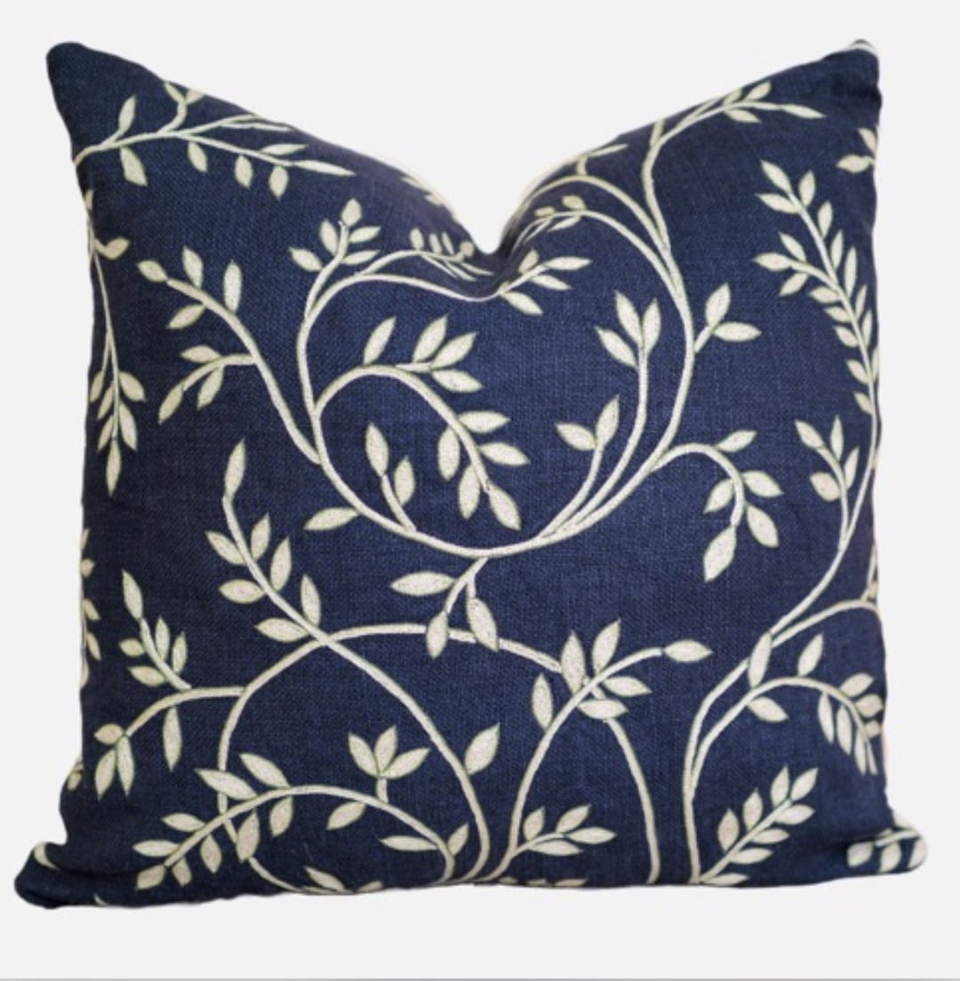 Chelsea Textiles Hand Embroidered Pillow Cover High End - Etsy