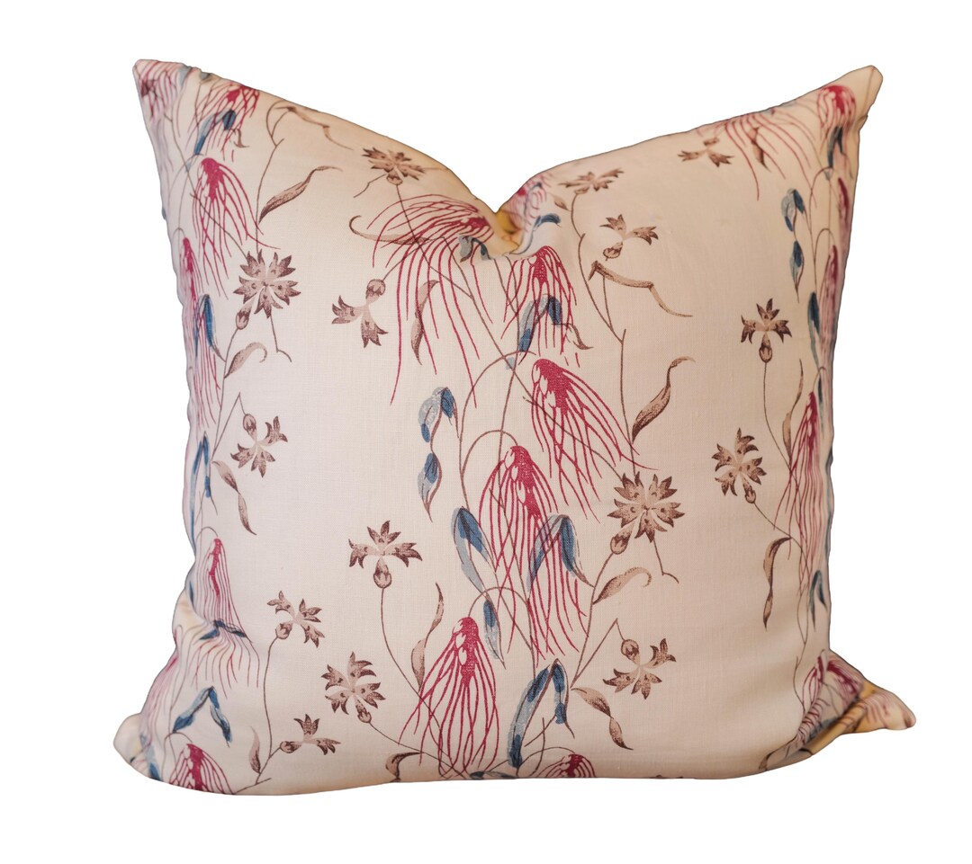 Namay Samay Chinsura Single or Double Sided Fabric Pillow Cover/made to ...