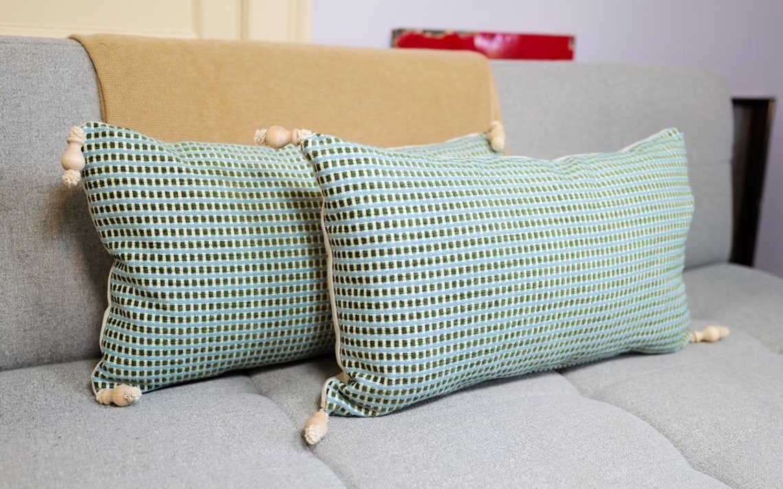 Pair Pierre Frey La Manach Baguette With Schumacher Tassels Ready to ...
