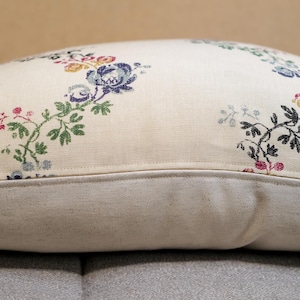 Penny Morrison Vine Flower Pillow Cover Floral Designer - Etsy