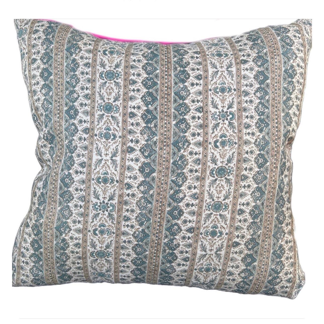 Jasper Jammu/single or Double Sided/ Fabric Pillow Cover/made to Order ...