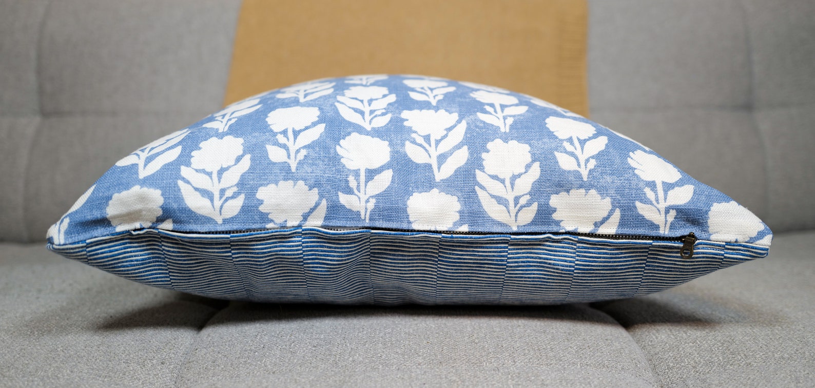 PAIR Anna Spiro Textiles/malabar High End Pillow Navy Reverse - Etsy