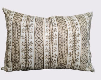 Michael Smith , Jasper Dutch Stripe in Indigo Blue Linen Pillow Cover ...