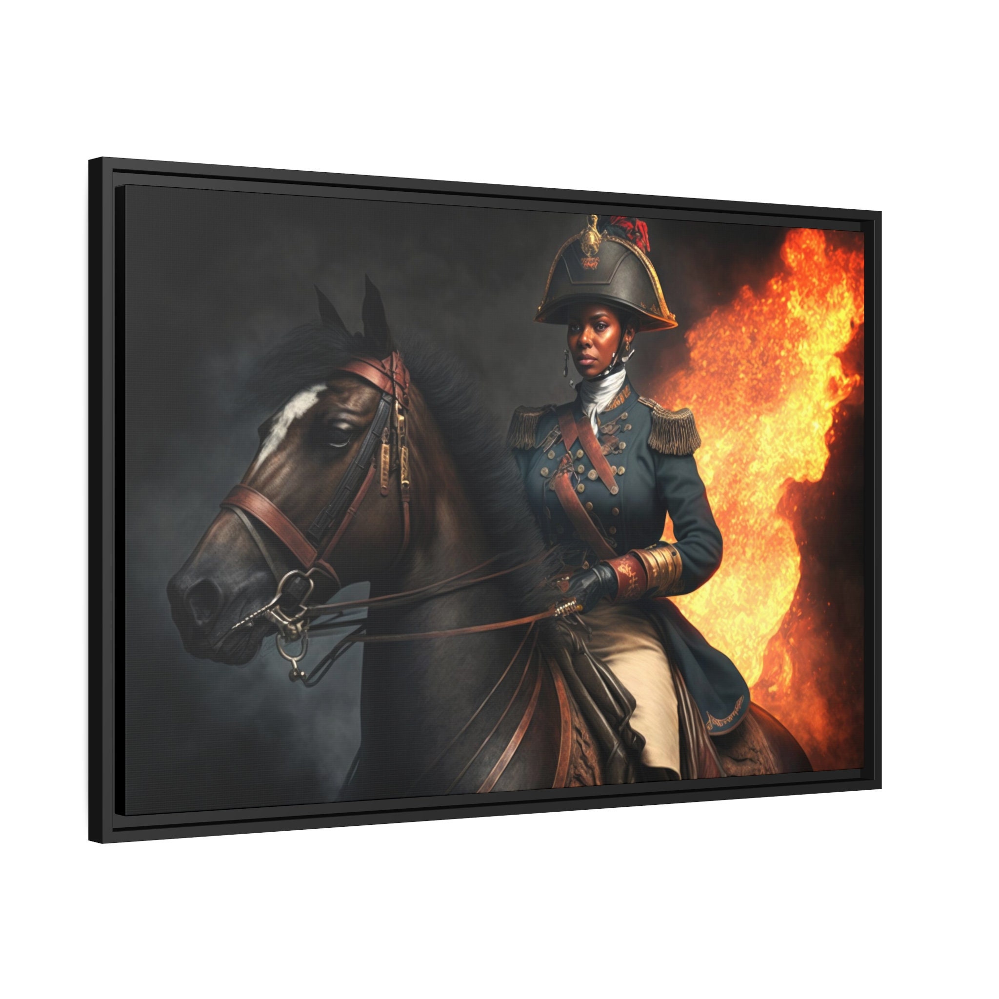Lieutenant Sanite Bélair - Matte Canvas, Black Frame - Etsy Ireland