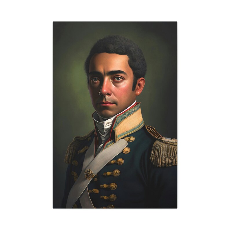 General Alexandre Pétion Haiti History Canvas Gallery - Etsy