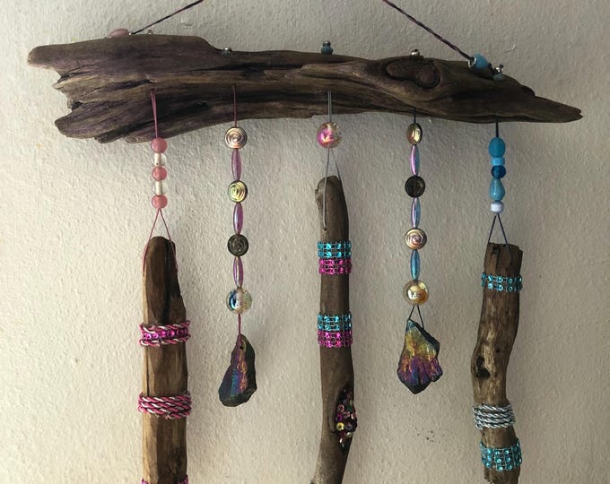 Driftwood Rock Wall Hanging - Etsy