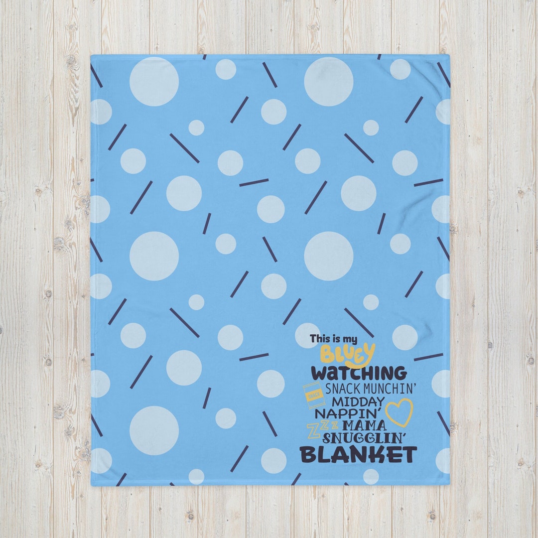 Cartoon Watching Toddler Activities Throw Blanket - Etsy