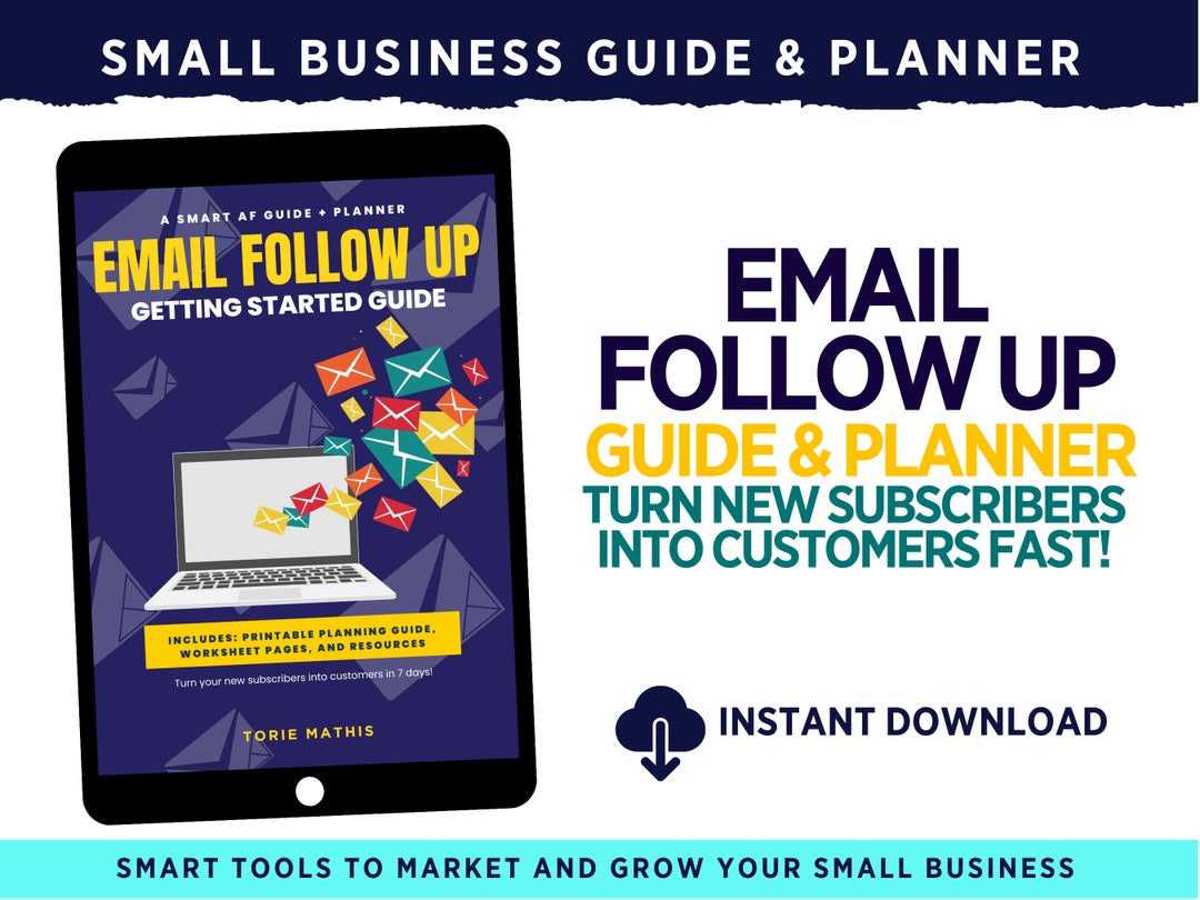 Email Follow-up Planner & Guide Email Sequence Worksheets - Etsy