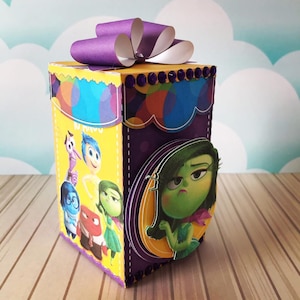 Inside Out - Favors Boxes Personalized, Party Supplies Tags Digital ...